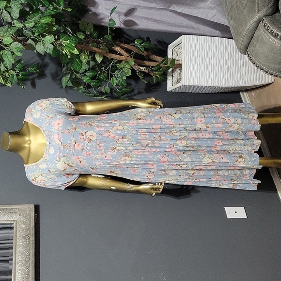 Ellen Ashley | Dresses | Vintage Ellen Ashley Floral Midi Cottagecore ...